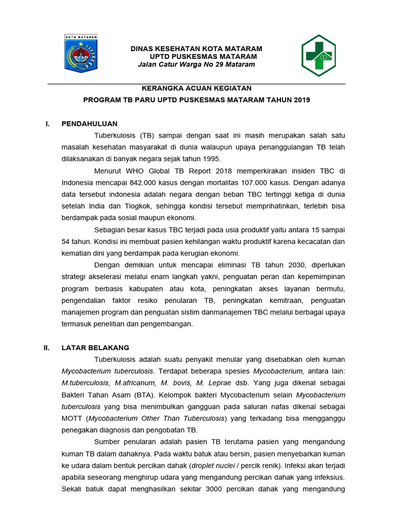 KAK Program TB | PDF