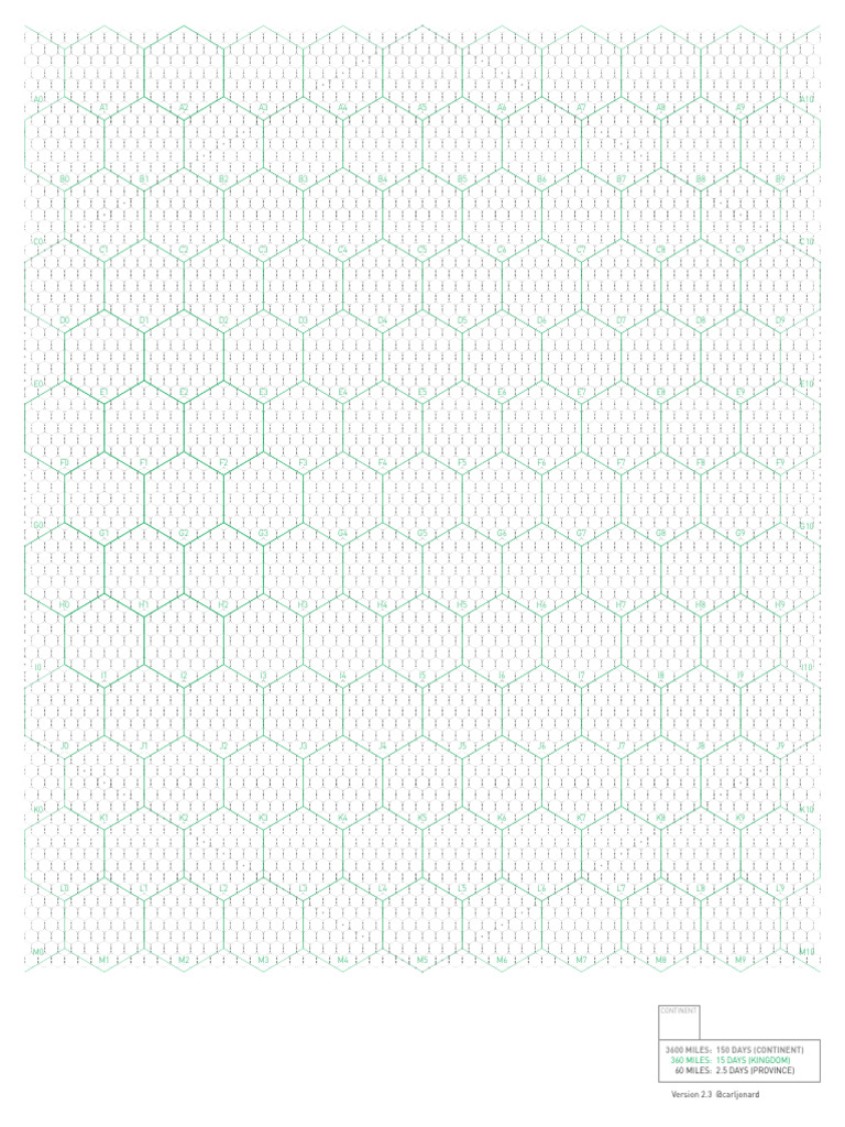 Hex Paper (Continent Scale) 2.3 | PDF