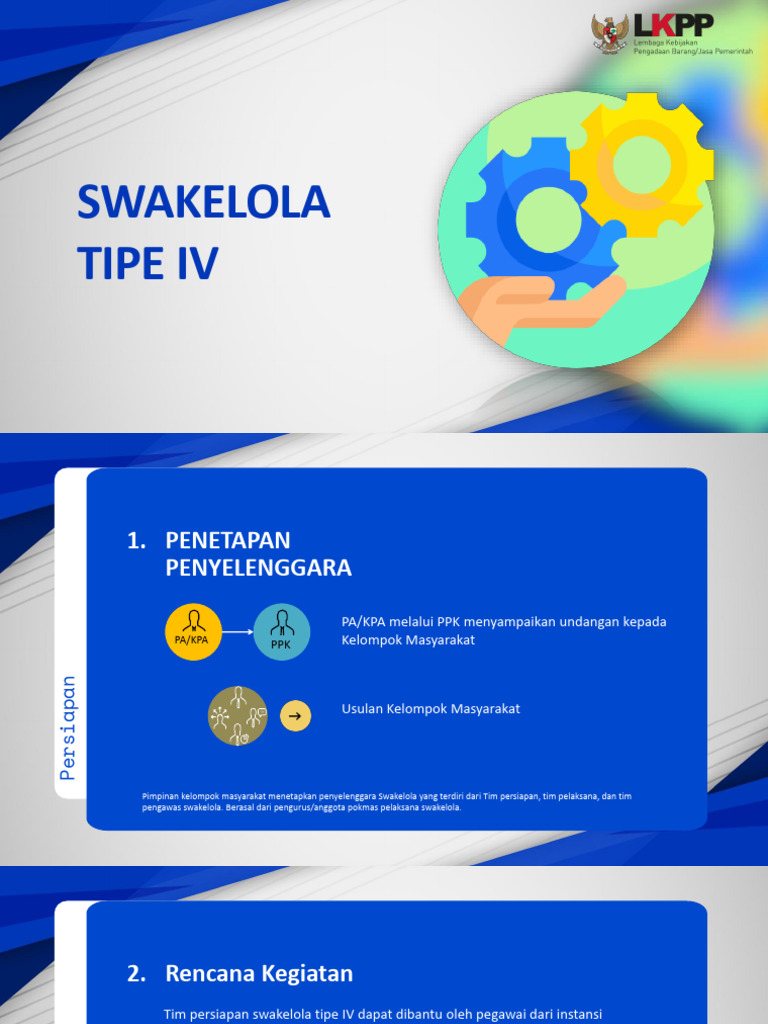 Swakelola Tipe IV | PDF