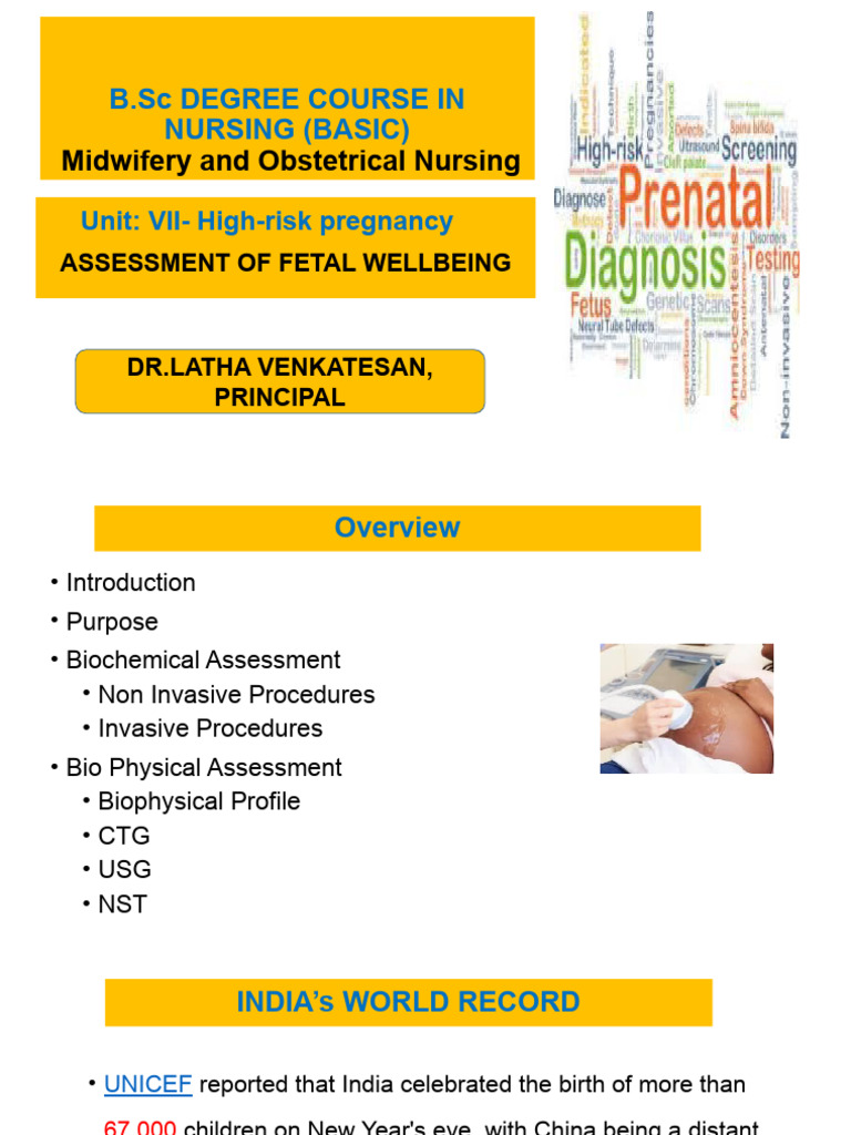 Fetal Wellbeing Assessment Overview | PDF
