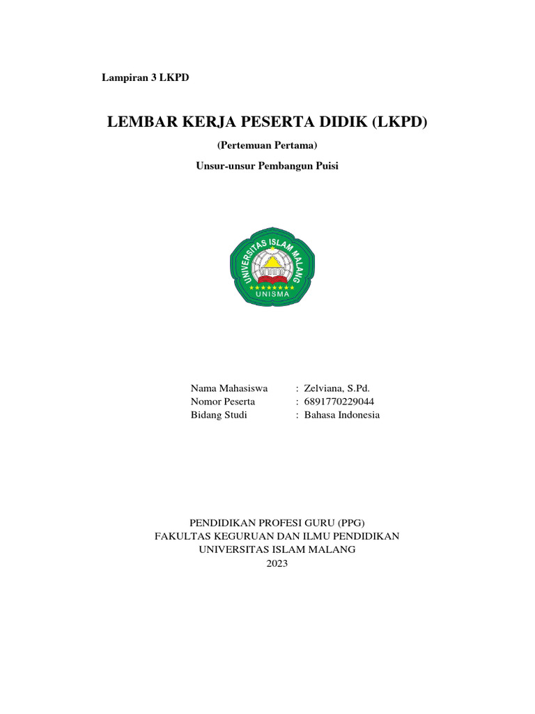 Lampiran 3 LKPD | PDF