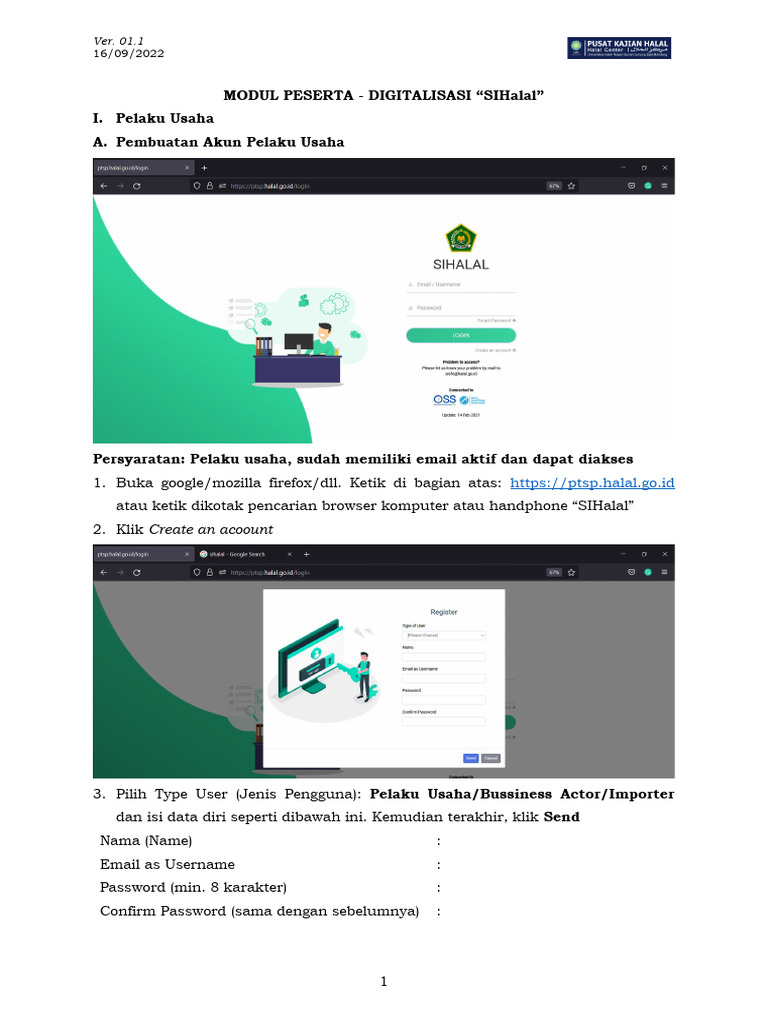 Modul Peserta-digitalisasi Sihalal Ver.01.1 | PDF