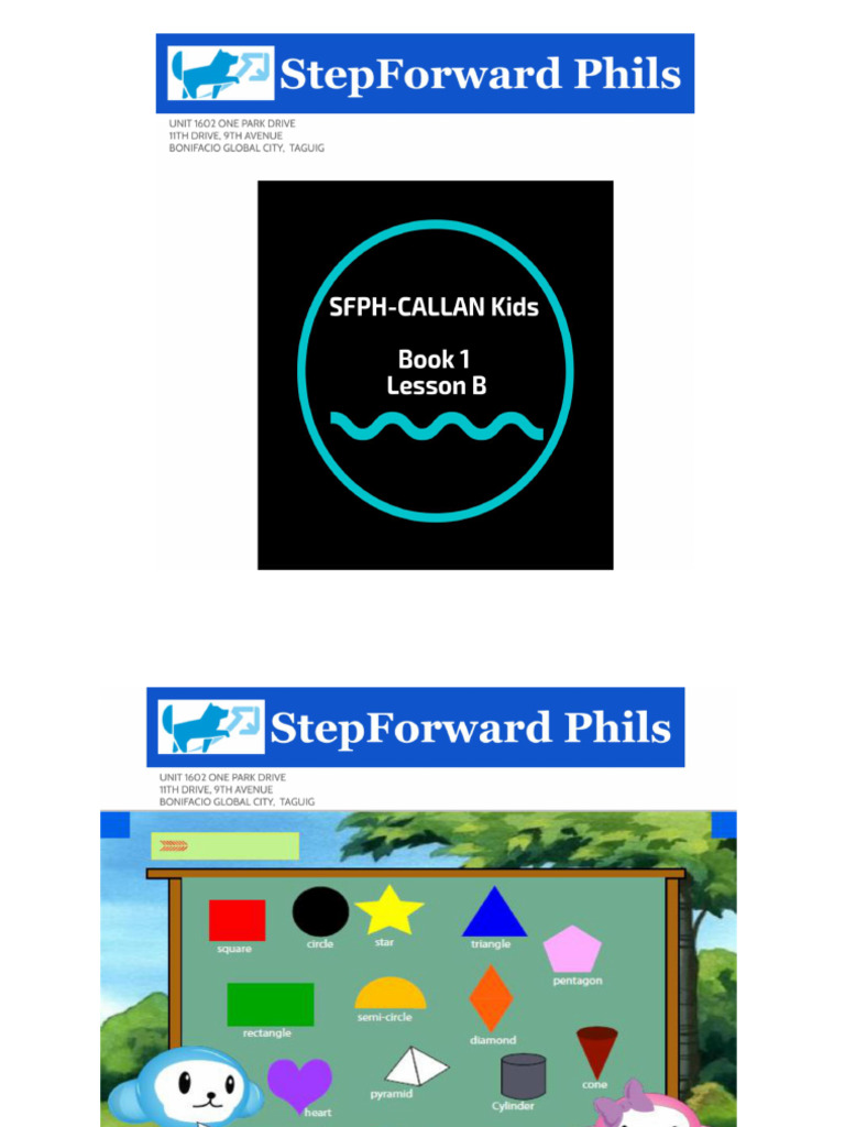 Callan Kids Level1b | PDF