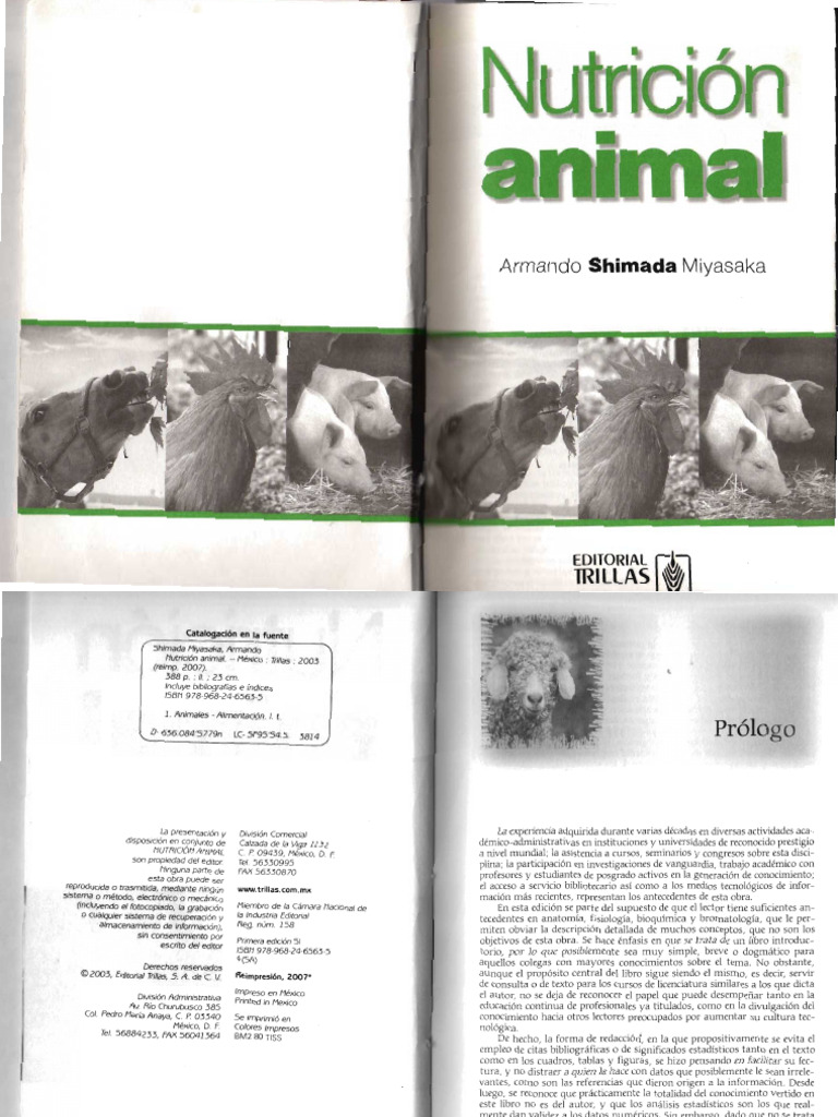 Nutricion Animal | PDF