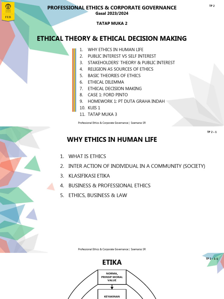 TP2 - Ethical Theory & Ethical Decision Making 2023 | PDF