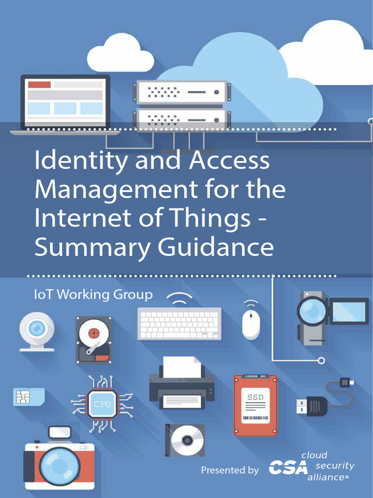 Identity and Access Management For The Iot | PDF | Internet Of Things | Security