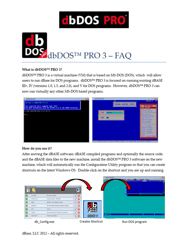 dbDOS - Pro - 3 FAQ | PDF