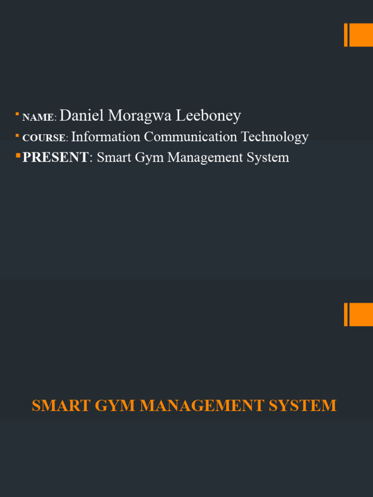 Smart Gym Management System | PDF | Feasibility Study | System