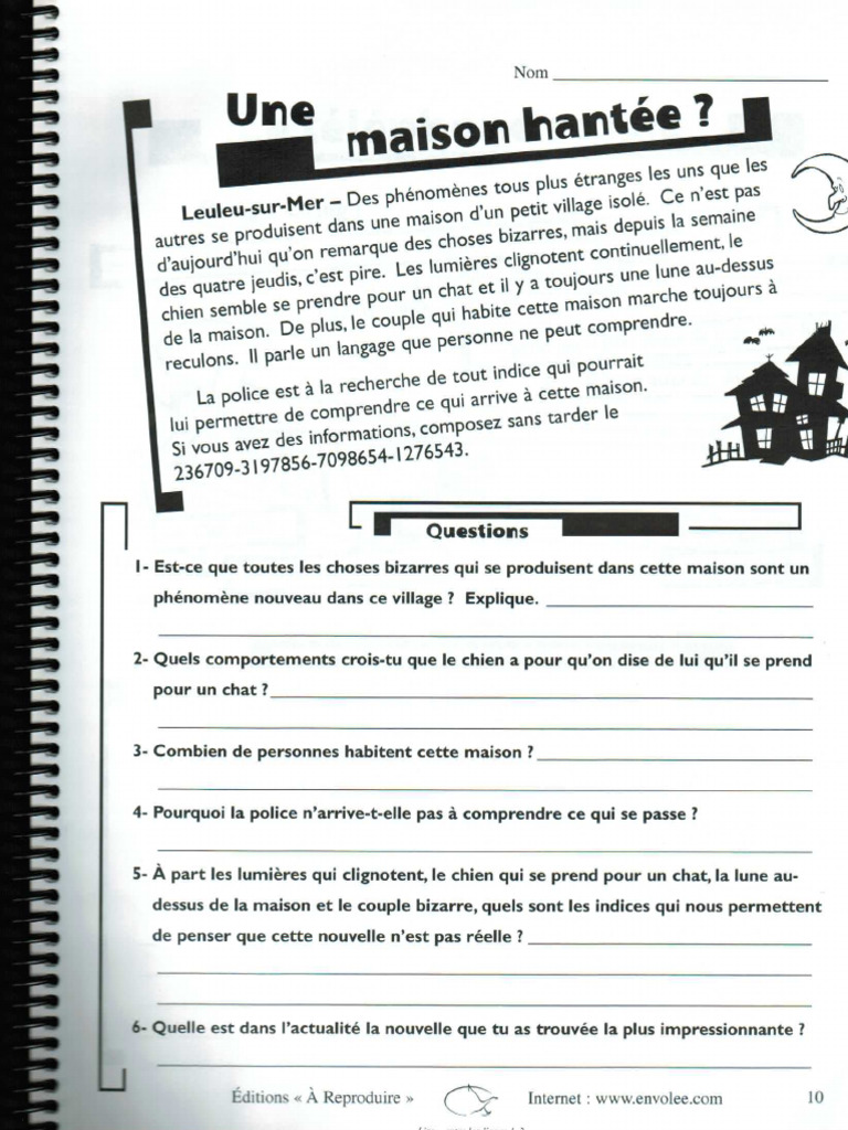 Une Maison Hantee | PDF