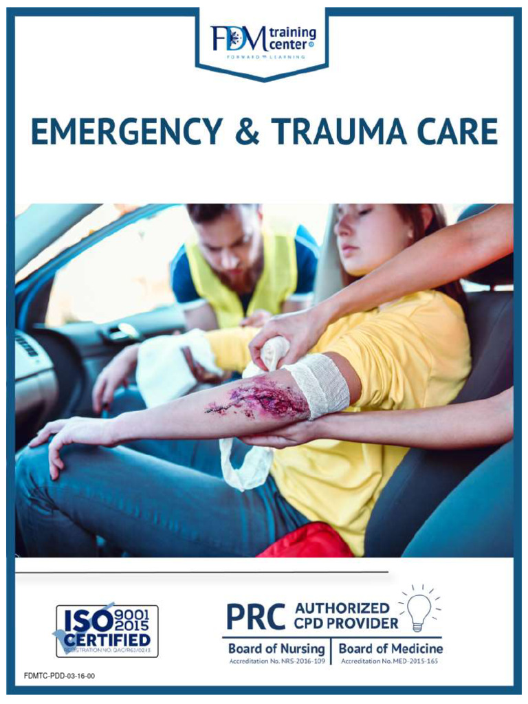 Training Manual Emergency and Trauma Care | PDF