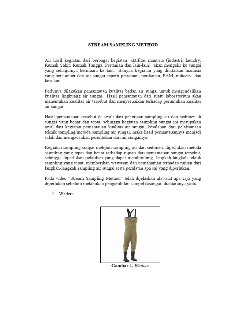 Stream Sampling Method | PDF