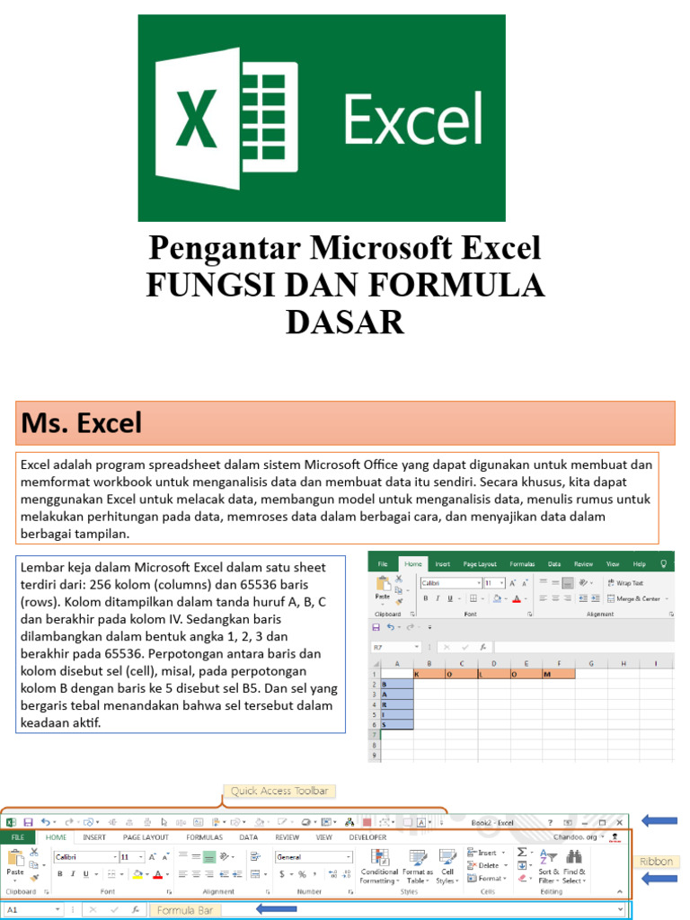 Panduan Dasar Microsoft Excel | PDF