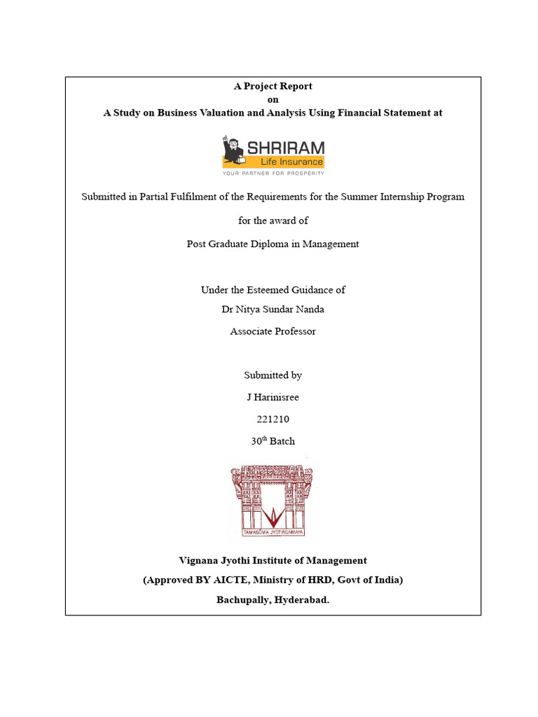 SIP Report - 221210 | PDF