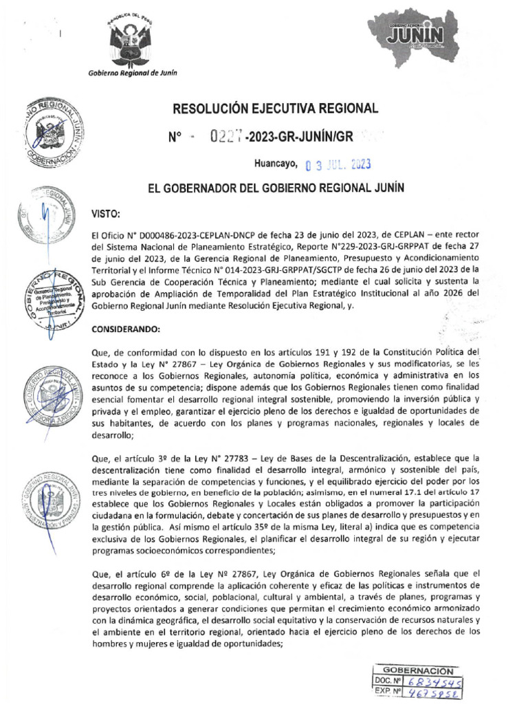 Plan Estrat Gico Institucional - Ampliado Al 2026 | PDF