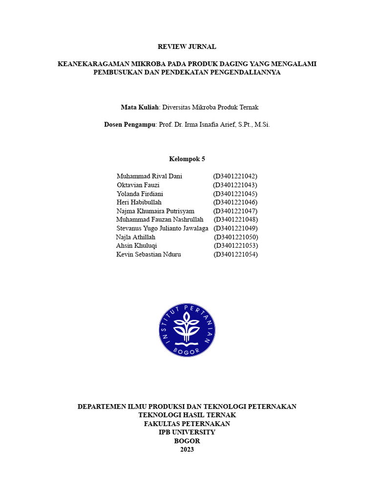 Kelompok 5 - Review Jurnal | PDF