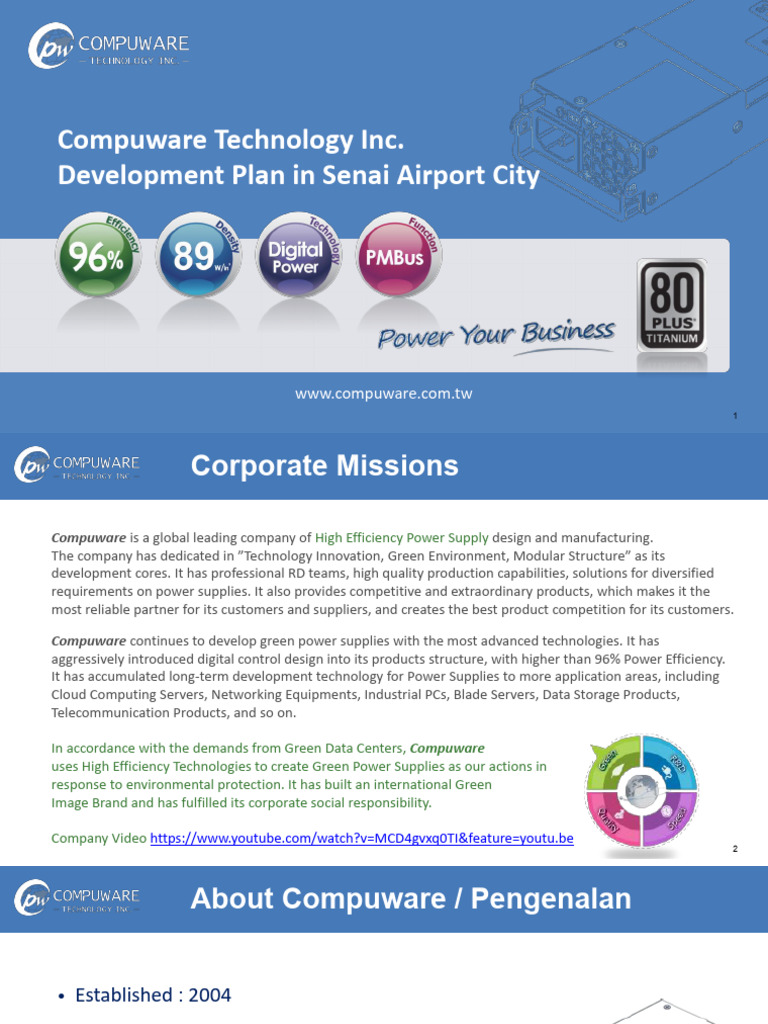Compuware Technology Inc. Development Plan | PDF