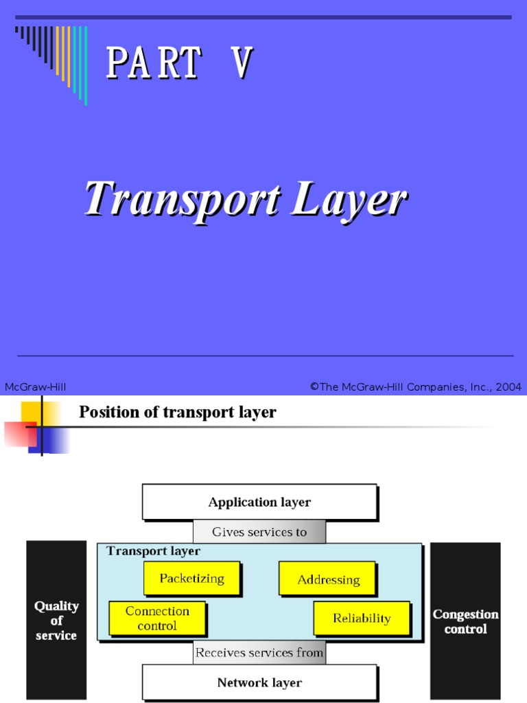 Transport | PDF | Transmission Control Protocol | Port (Computer ...