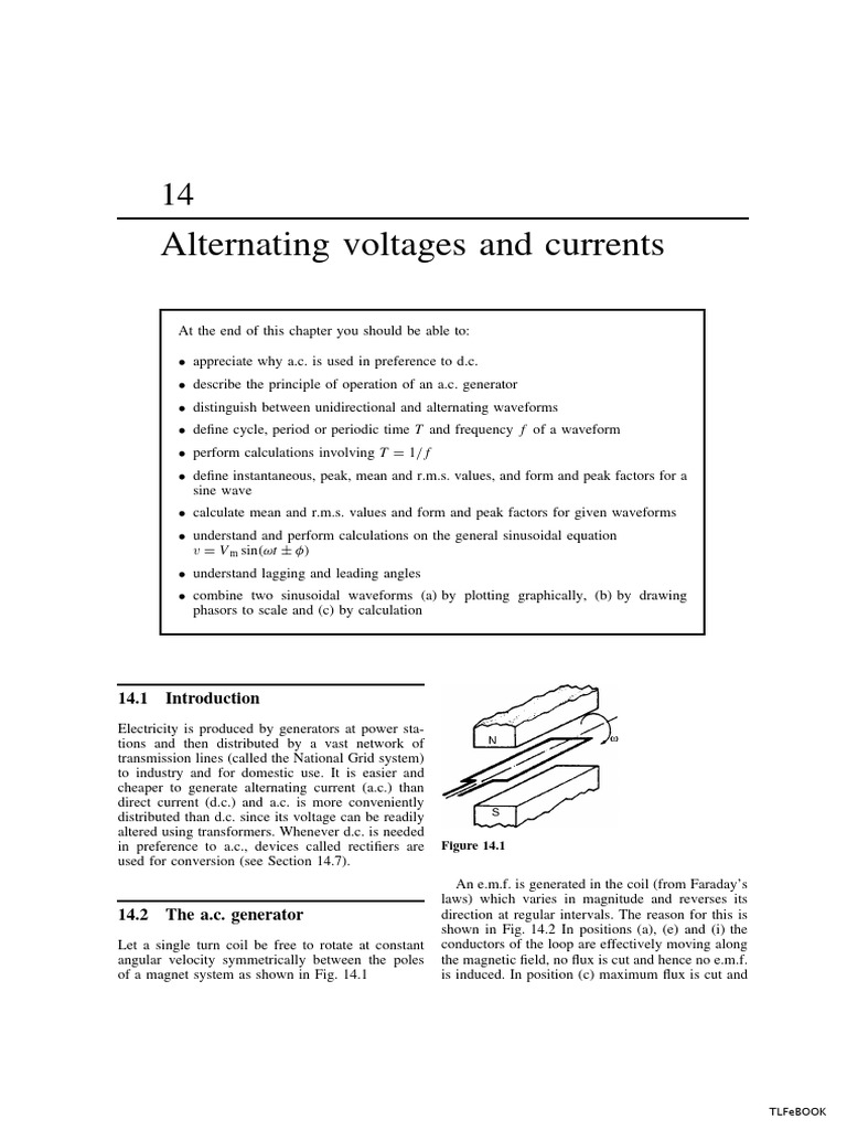 Alternating Voltages and Currents | PDF | Root Mean Square | Alternating Current