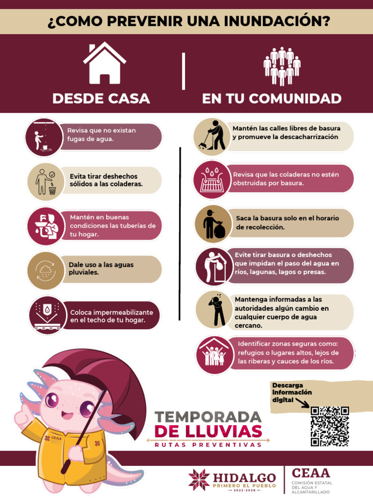 CARTEL. Cómo Prevenir Una Inundación | PDF