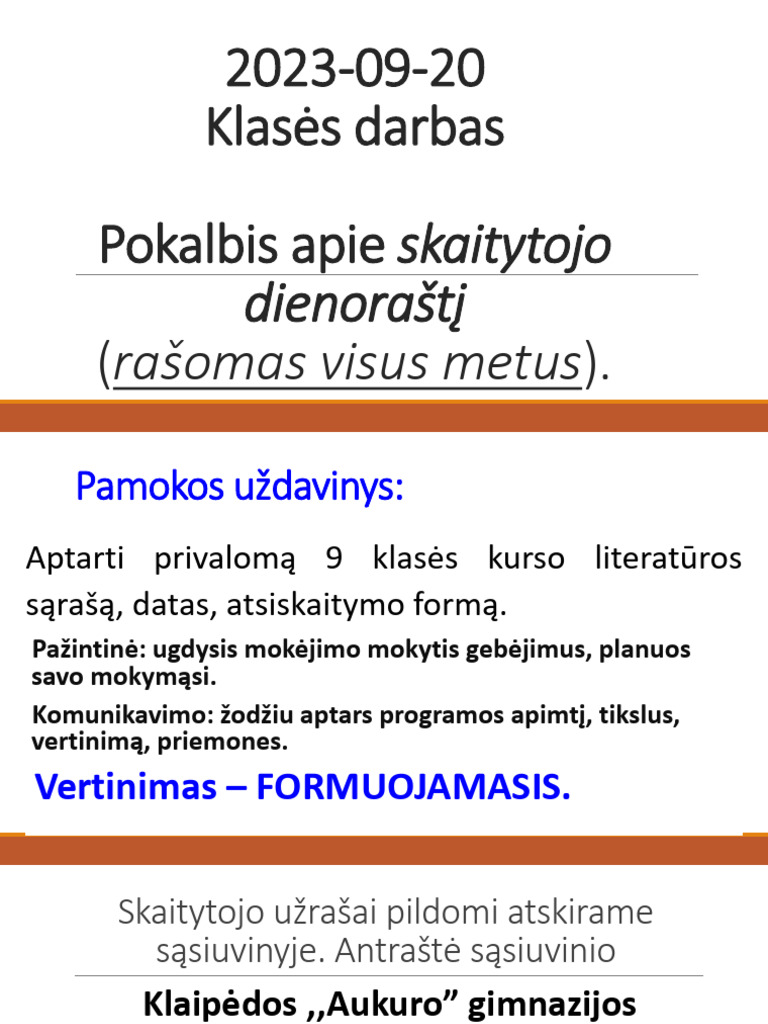 Skaitytojo Uzrasai | PDF