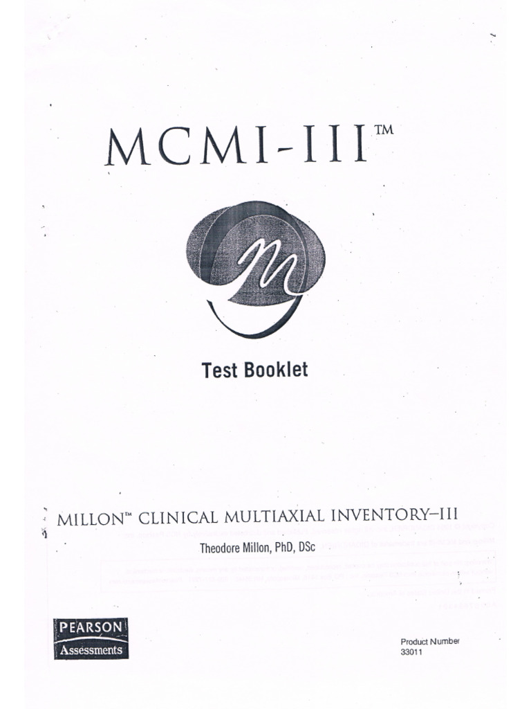 Mcmi Iii | PDF