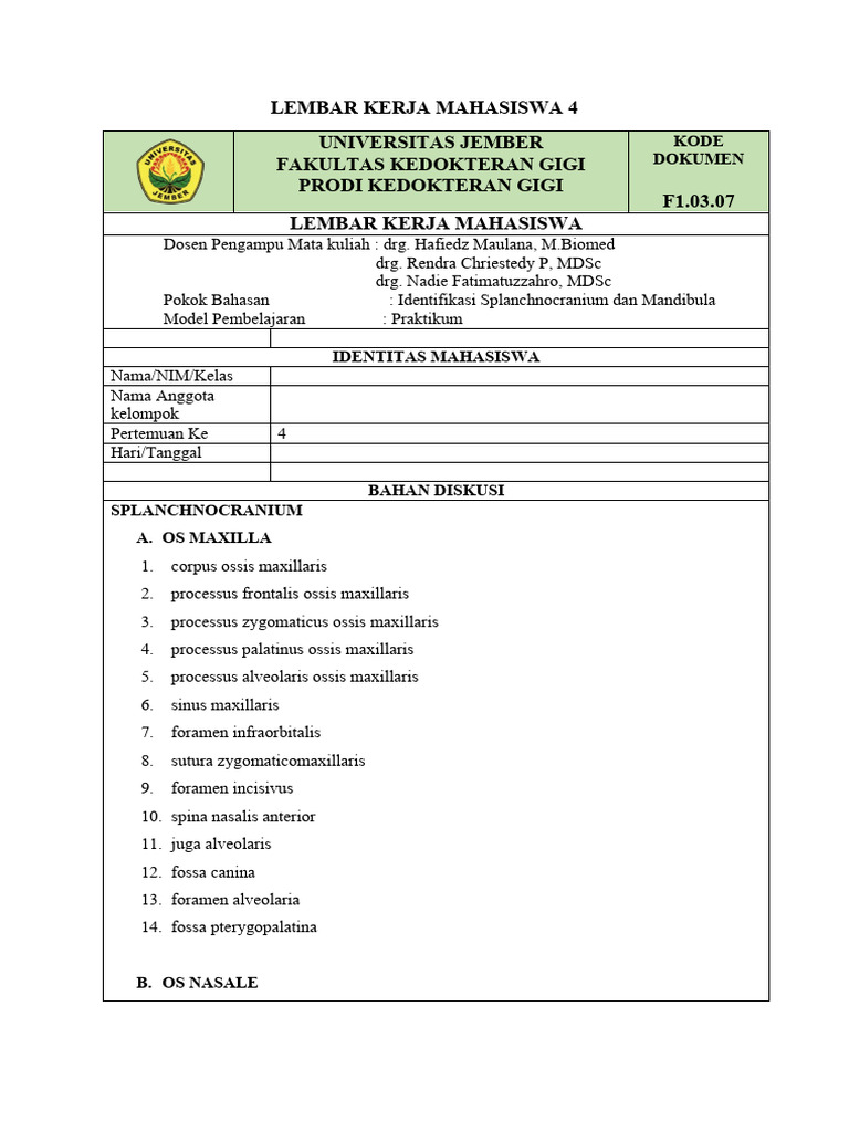 LKM - Anatomi 4 | PDF