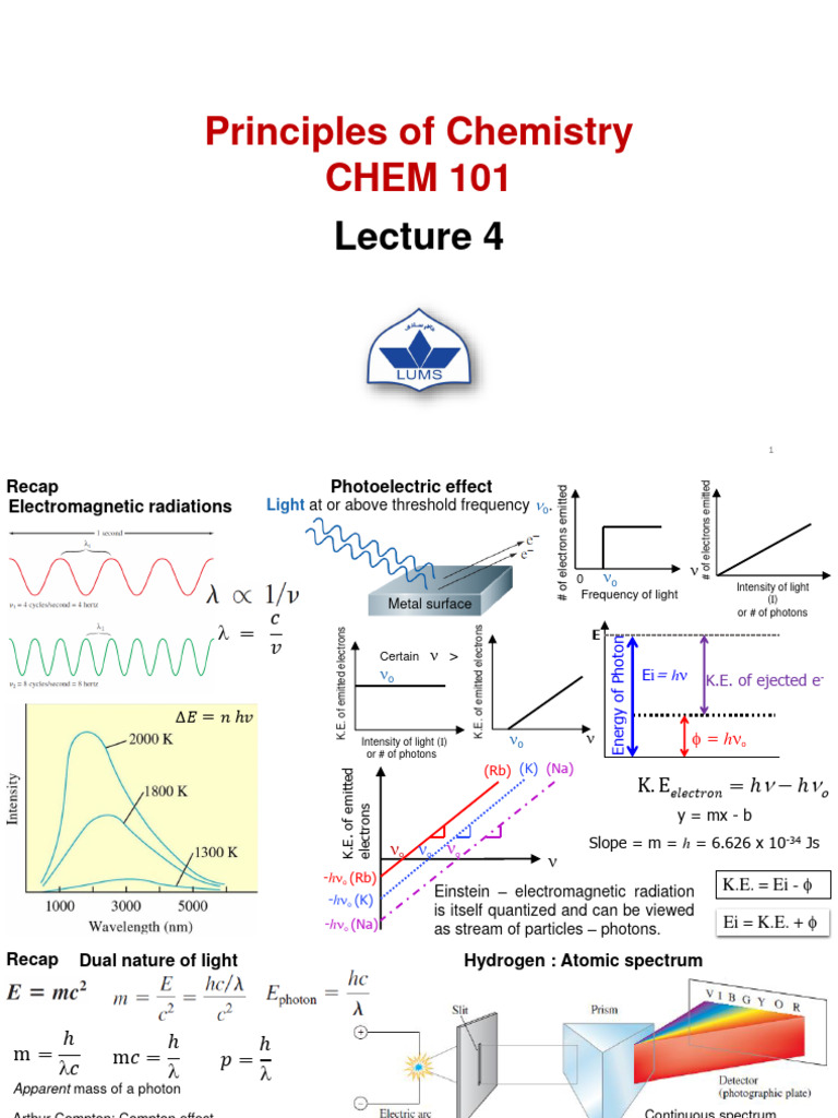 Lecture 4 CHEM 101 Fall 2023 | PDF