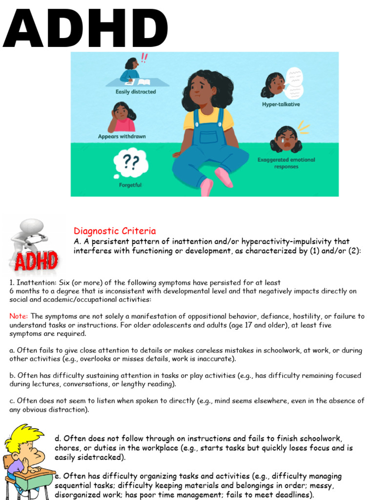 Adhd | PDF | Attention Deficit Hyperactivity Disorder | Autism Spectrum