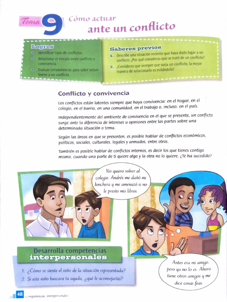 Como actuar ante un conflicto (1) | PDF