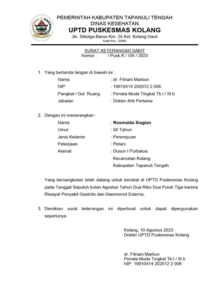 Contoh Surat Format Baru-1 | PDF