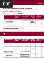 Tyre Risk Assessment | PDF | Tire | Hazards
