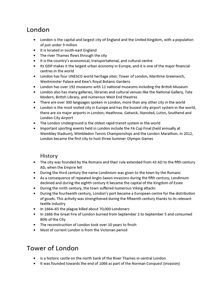 London | PDF | London