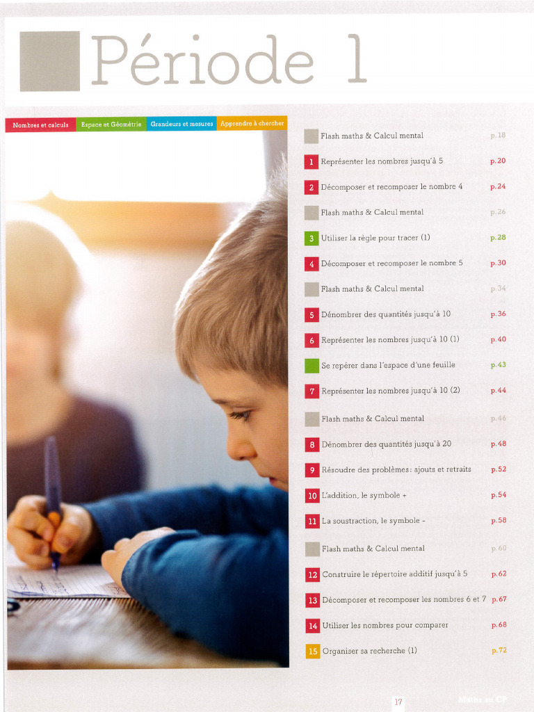 Maths Au CP Période 1 Guide Acces | PDF