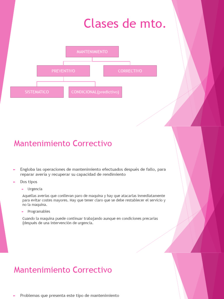 Tipos de Mantenimiento Industrial | PDF