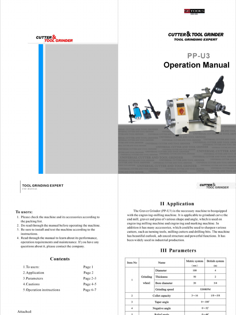 Pp U3 Operation Manual Pdf