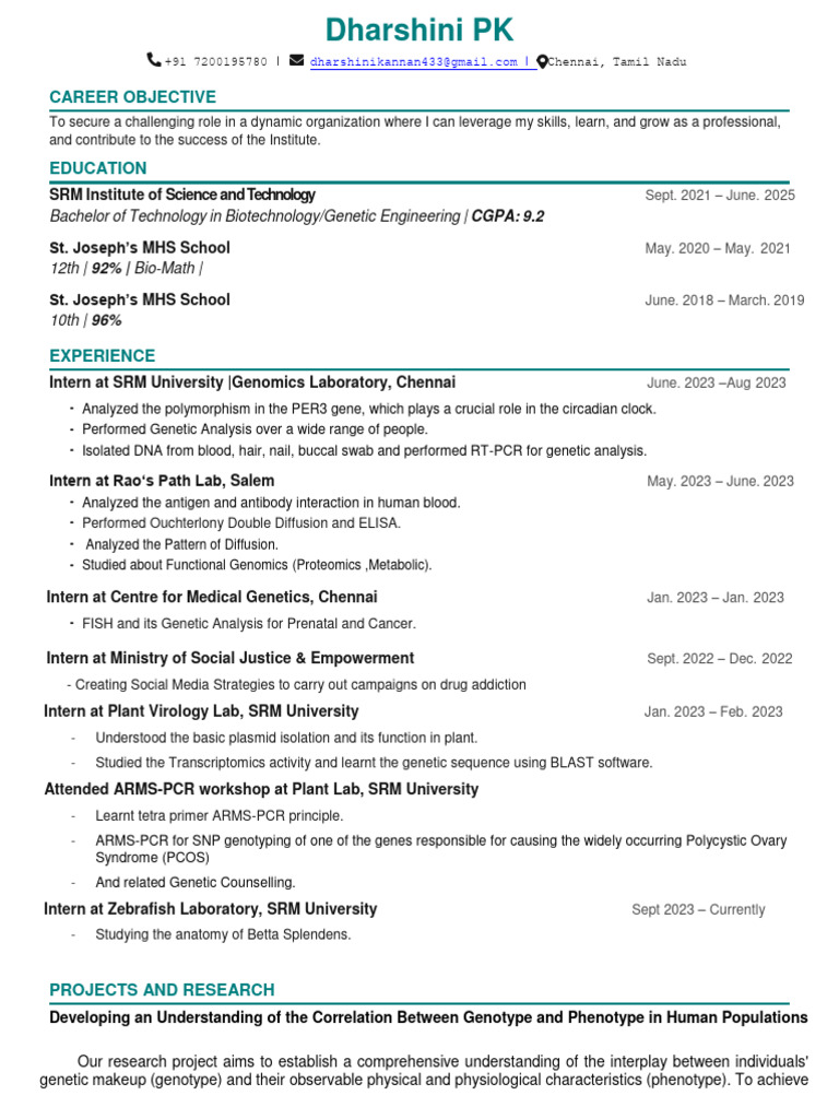 CV Mitacs New (03.09.23) | Download Free PDF | Genetics | Genomics