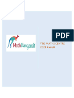 Math Kangaroo Practice Problems Grades 5 6 | PDF | Area | Triangle