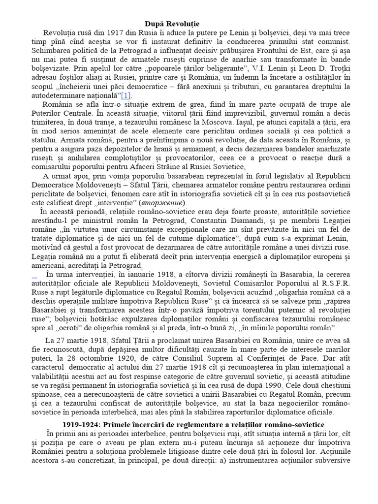 relatiile romano-soviectice | PDF