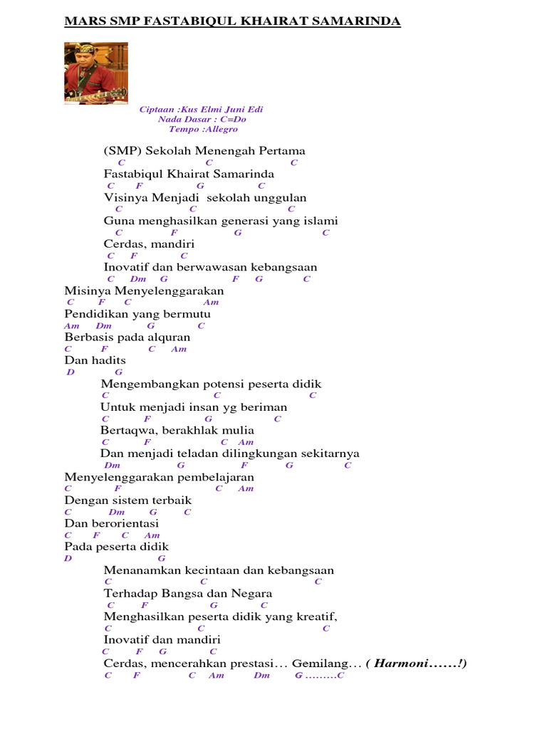 Mars SMP Fastabiqul Khairat Samarinda | PDF