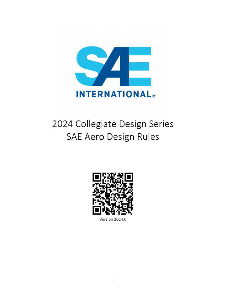 SAE Aero Design 2024 Rules Overview | PDF | Aircraft | Cargo
