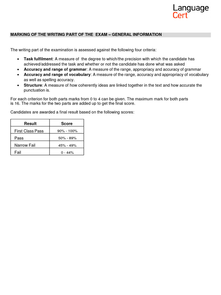 SAMPLE LanguageCert C1 Writing Sample Paper v2019 | PDF