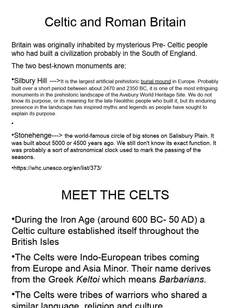 Celtic and Roman Britain | PDF | Celts | Roman Empire