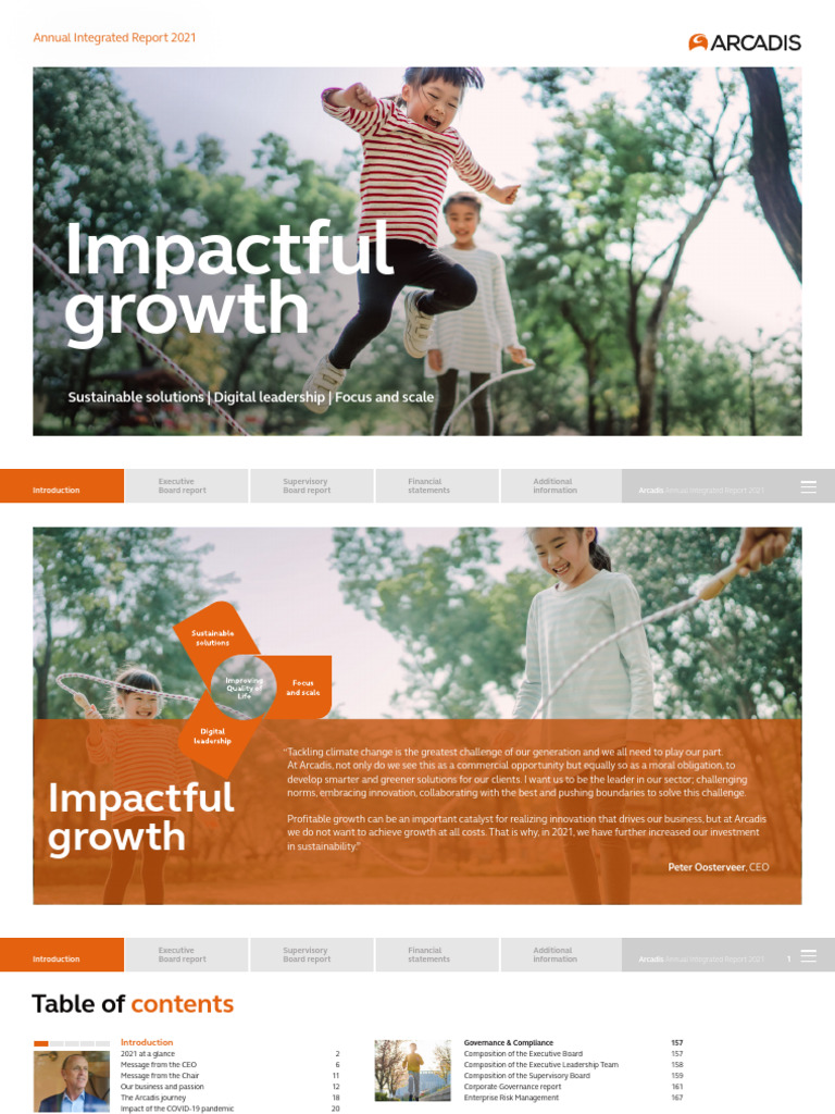 Arcadis Annual Integrated Report 2021 | PDF