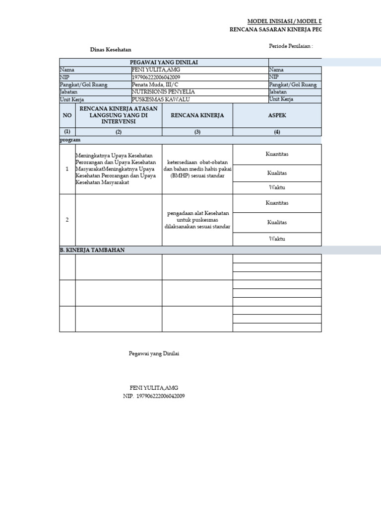 SKP JF Revisi Pak Kapus | PDF