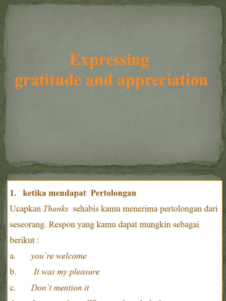 Apology and Gratitute | PDF | Gratitude | Positive Mental Attitude