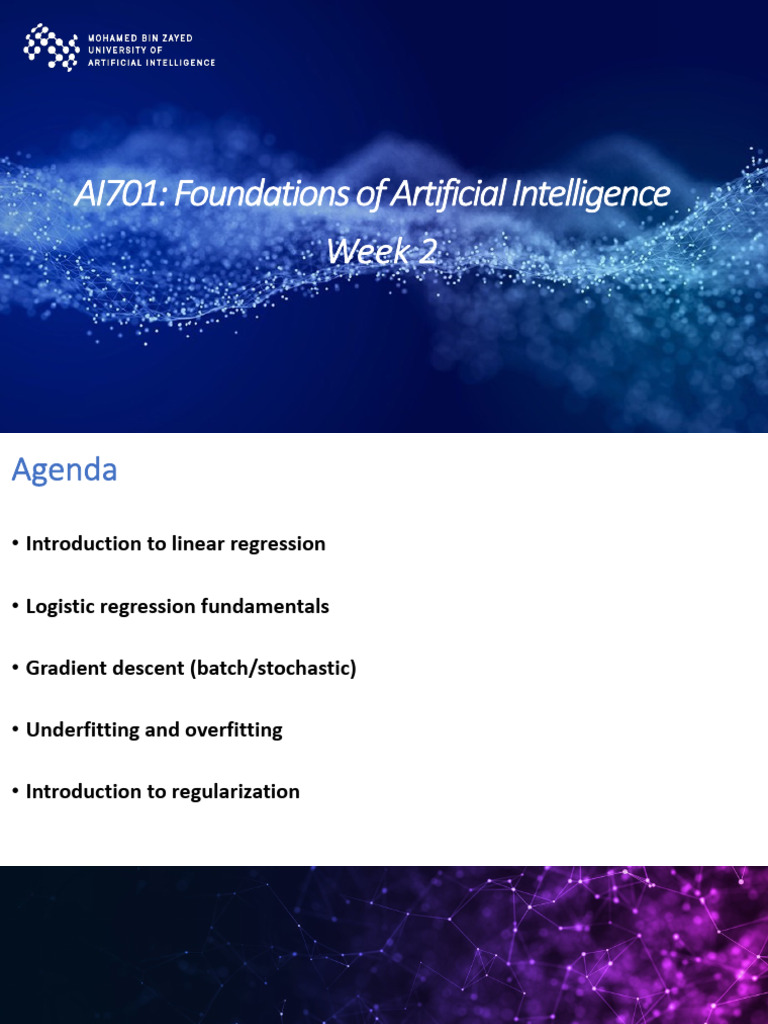 AI Foundations: Regression & Overfitting | PDF | Teaching Mathematics ...