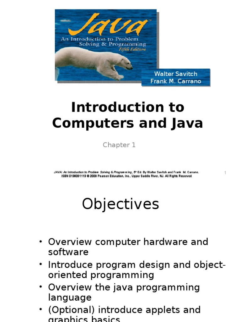 Chap 01ed5 | PDF | Object (Computer Science) | Java (Programming Language)