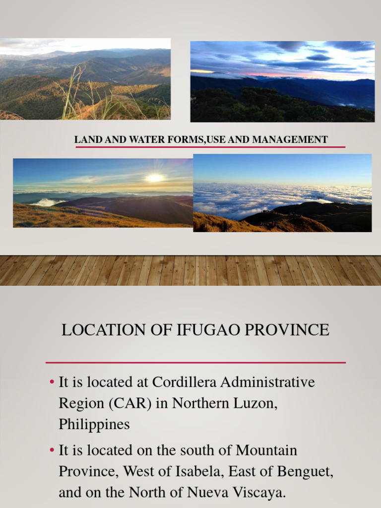 Topography of The Ifugao | PDF