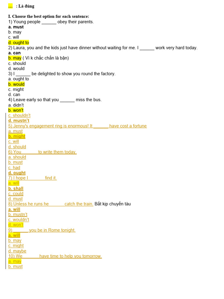 BT Modal Verbs | PDF