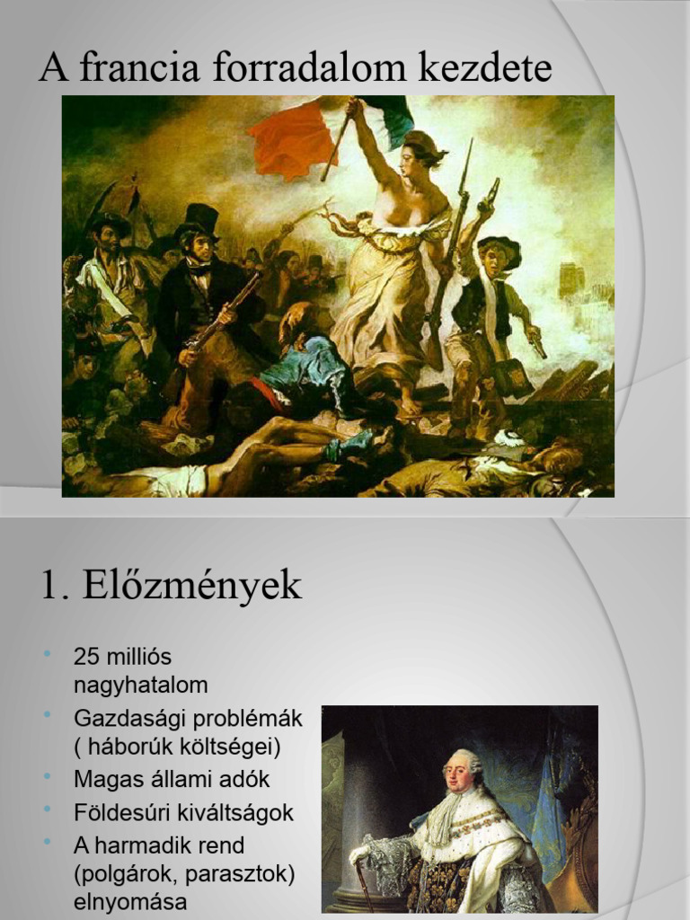 3. A francia forradalom kezdete | PDF